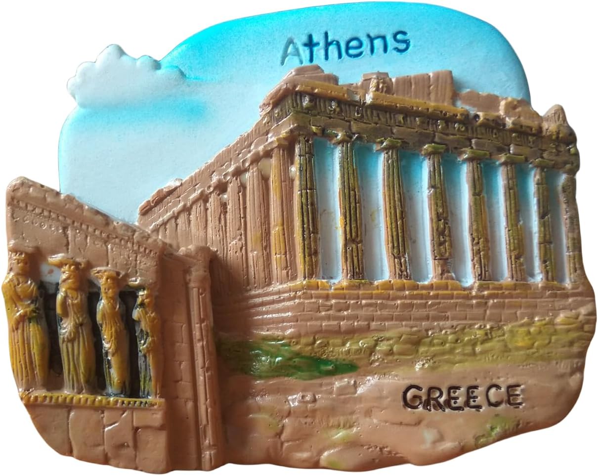 Amazon.com: 3D Athens Greece Souvenir Fridge Magnet,Home & Kitchen ...