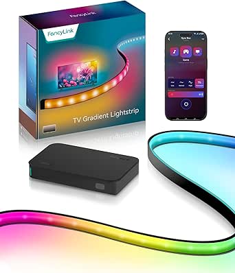Amazon.com: Fancylink TV Backlight with HDMI Sync Box,TV Backlight Sync ...