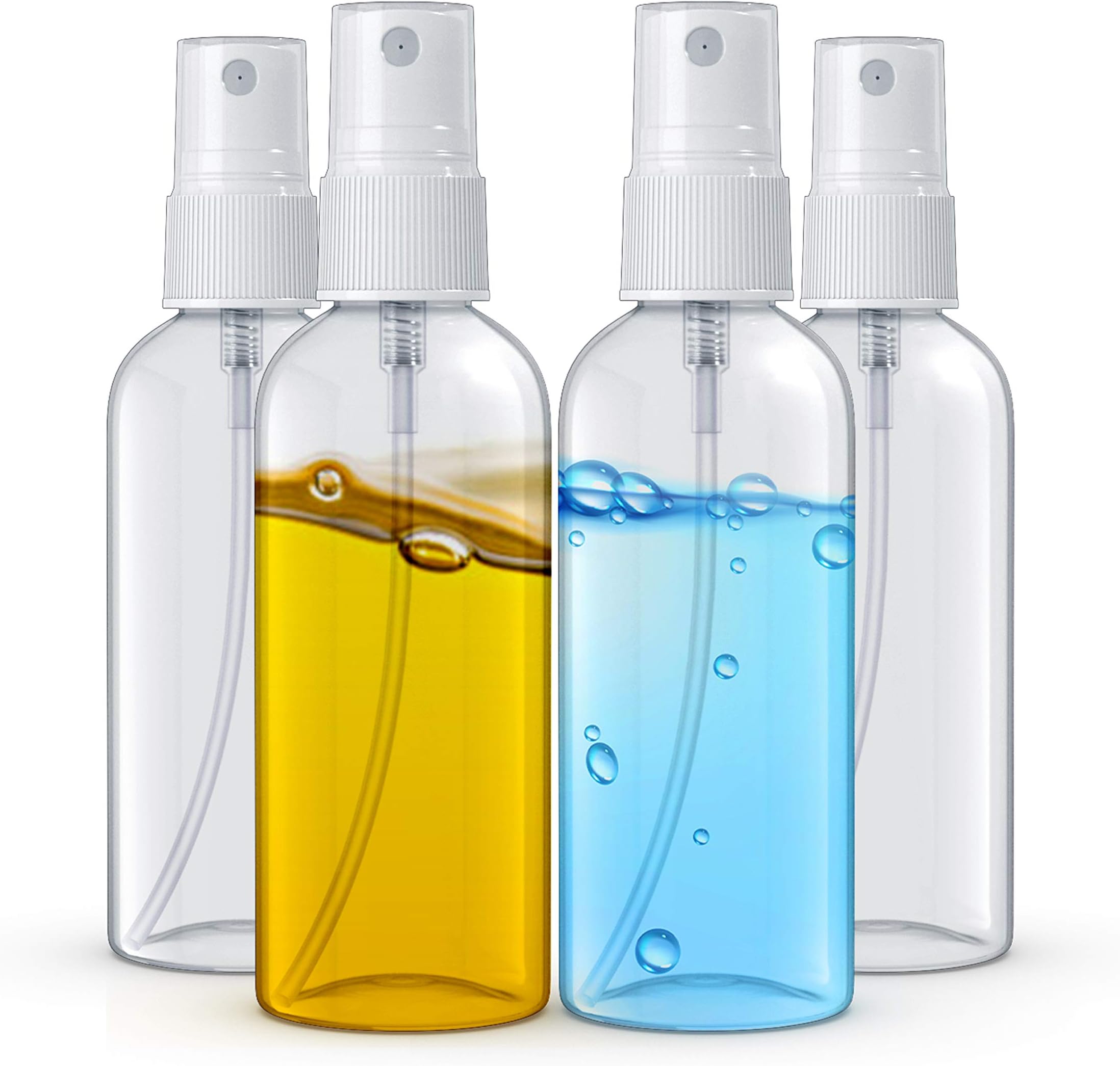 Amazon.com: Small Spray Bottles, 2oz/60ml Clear Empty Fine Mist Travel ...