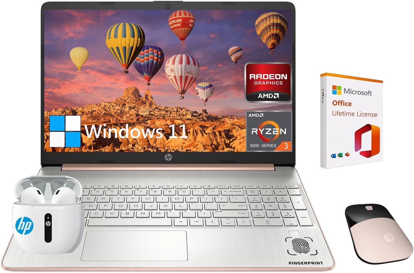 Amazon.com: HP 15 Laptop Computer College Students, Ultra Thin Light ...