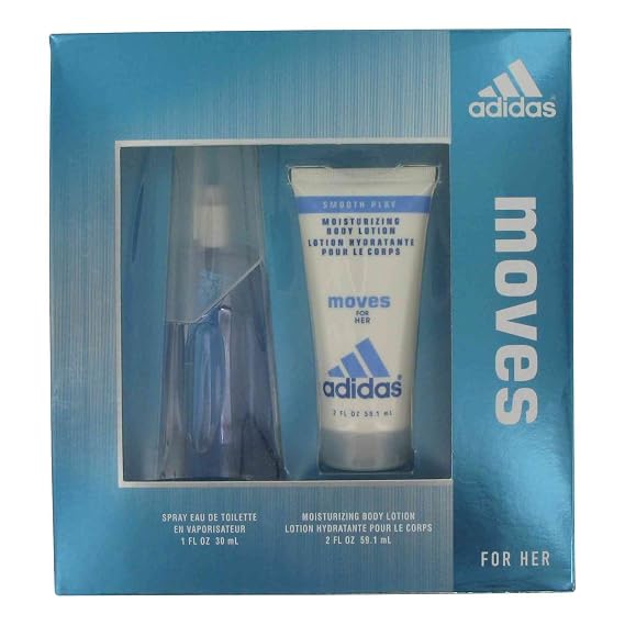 Amazon.com : Adidas Moves By Adidas For Women Edt Spray 1 Oz & Body ...