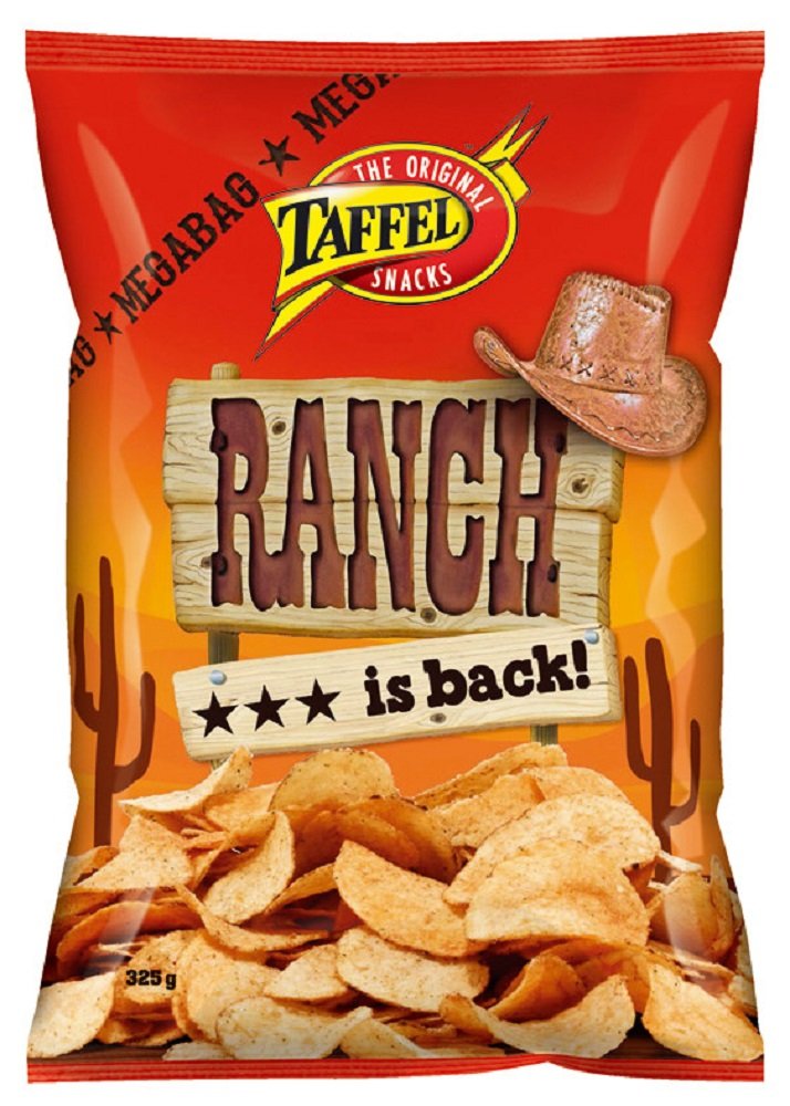 Amazon.com: Taffel Ranch - Original - Finnish - Potato Chips - Bag 325g