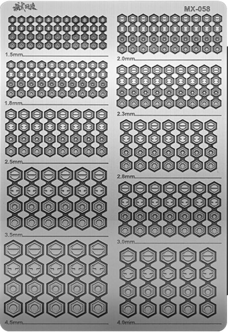 Amazon.com: 312 PCS Detail up Parts Photo Etch Parts Set for MG 1/100 1 ...