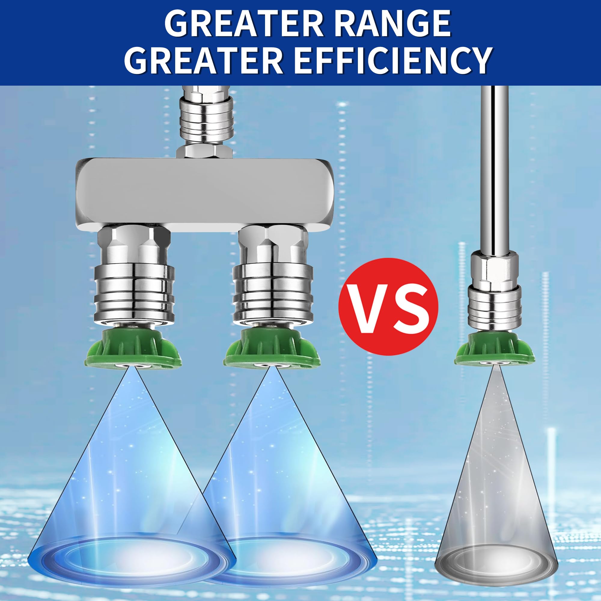 Snapklik.com : Twin Pressure Washer Tips,Balabulala Upgrade 2in1 Power ...