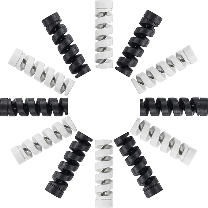 Amazon.com: Jetec 12 Pieces Charging Cable Protector Silicone Spiral ...