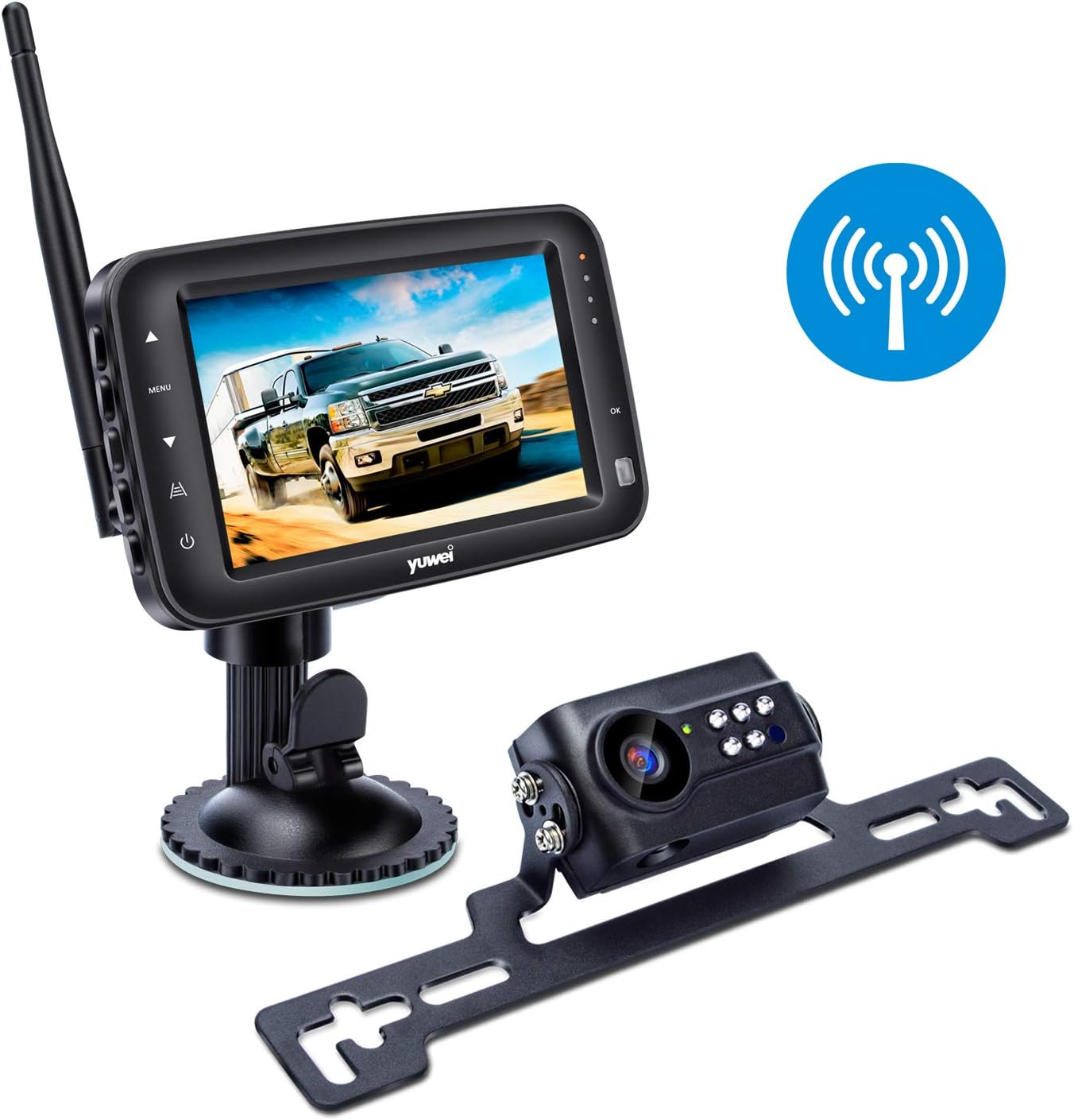 Amazon.com: RVTXRX Wireless Backup Camera, 4.3 inch Monitor and 149 ...
