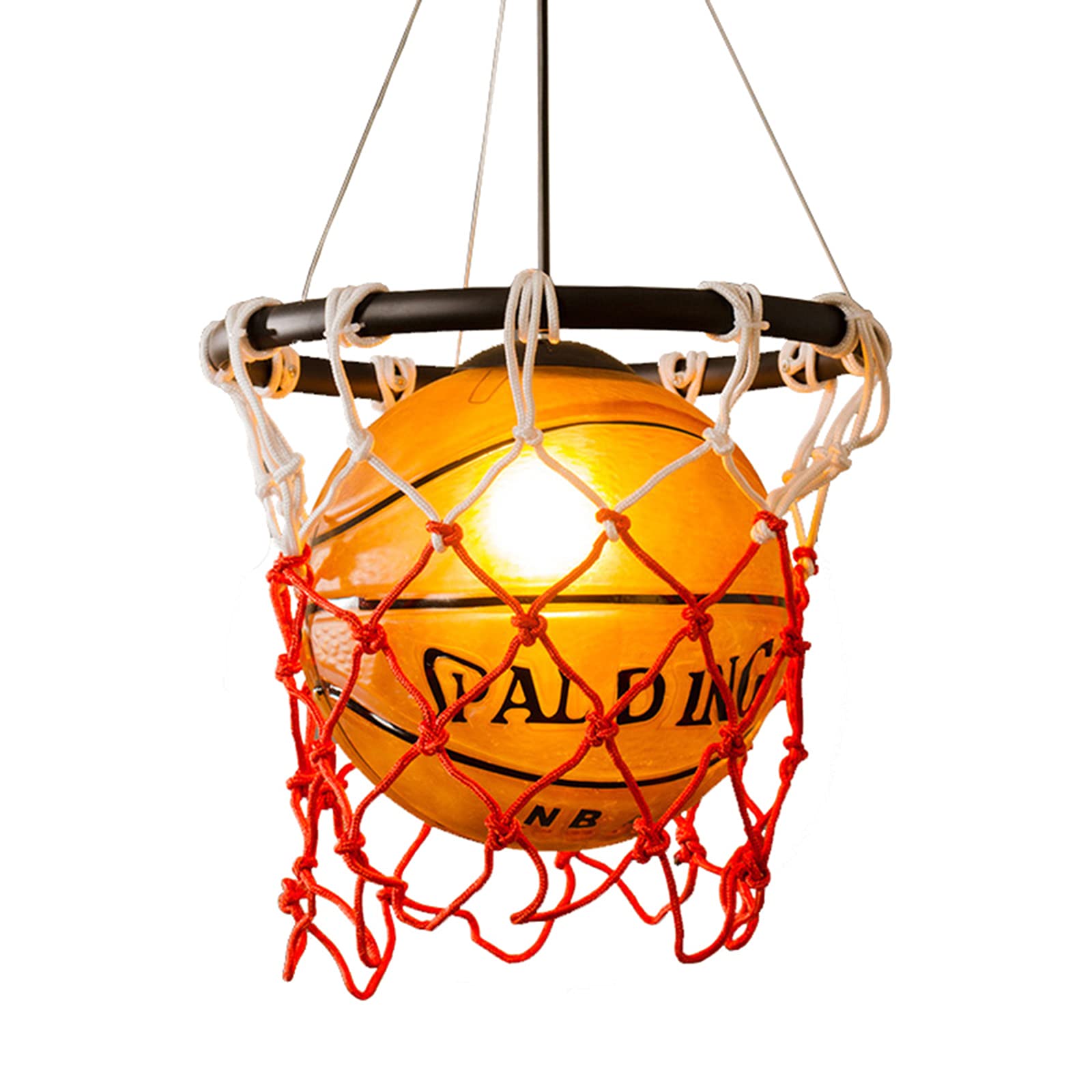 Debbte Industrial Vintage Acrylic Basketball Pendant Light with ...