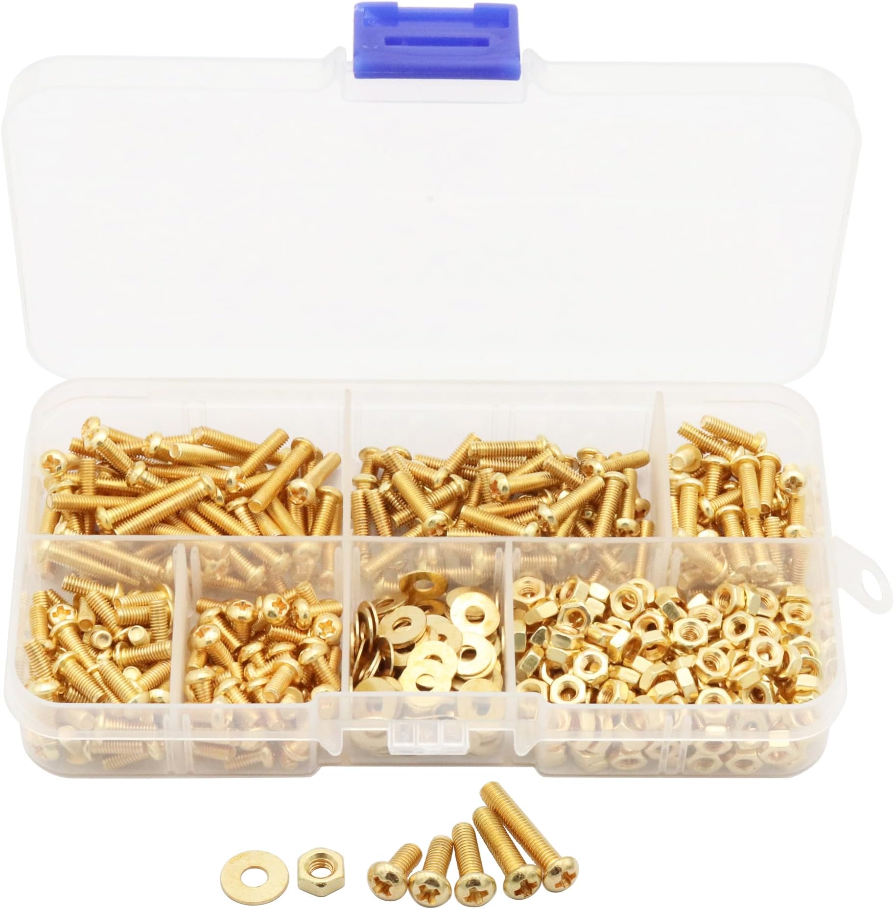 Amazon.com: M3 M4 M5 M6 Hex Socket Set Screws with Cup Piont Assortment ...