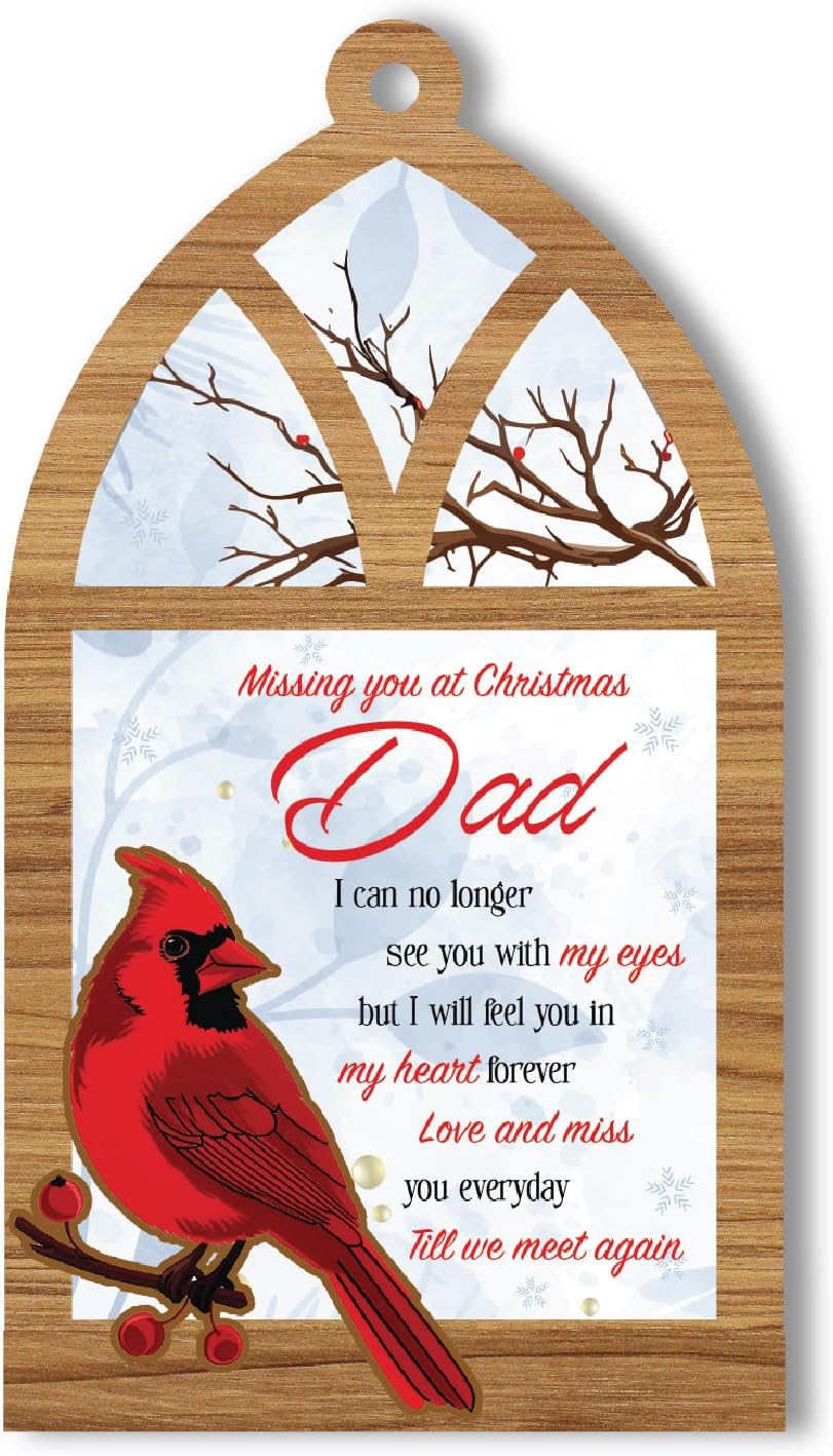 BlinkWishes Cardinal Memorial Ornament - Sympathy Gift for Loss of ...