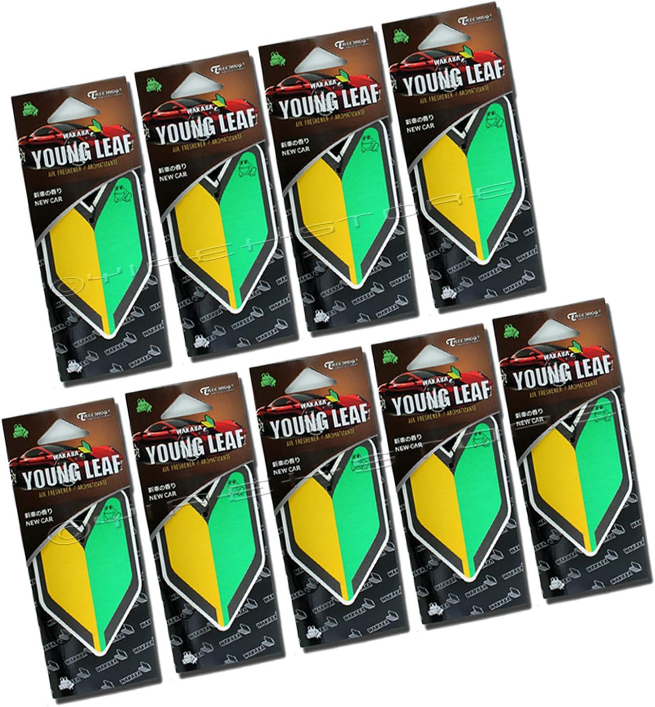Amazon.com: Gazoz Performance Car Air Freshener Tree 10 Pack Wakaba ...