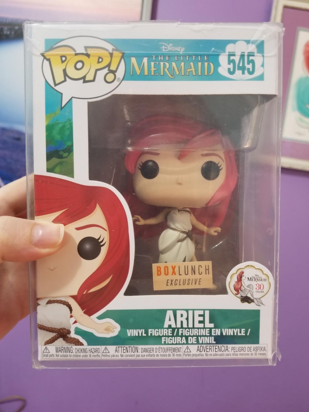 Amazon.com: Funko Pop! Disney The Little Mermaid Ariel White Sail Rags ...