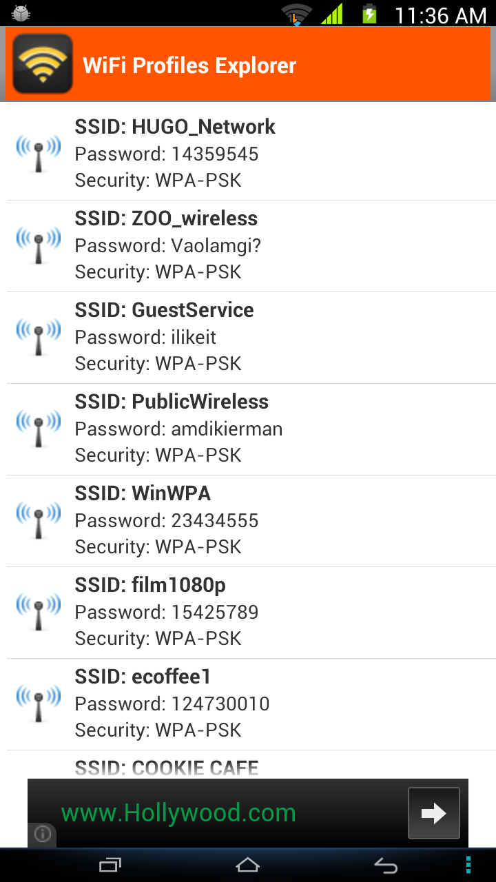 Display WiFi IP and Password(Root required) - App on Amazon Appstore