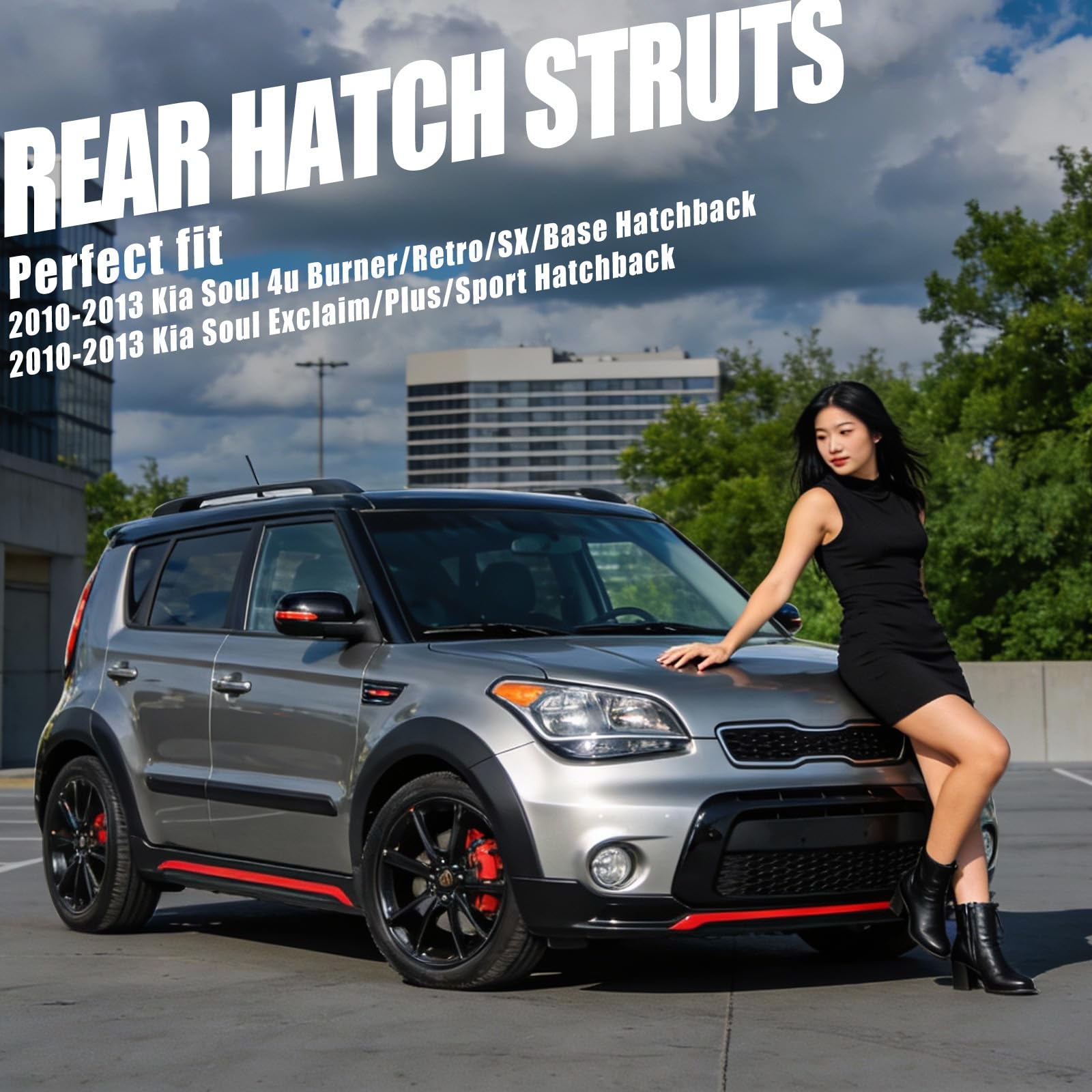 Snapklik.com : Vepagoo Rear Hatch Struts For Kia Soul 2010 2011 2012 2013