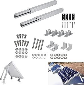 Adjustable Angle Solar Panel Tilt Mounting Brackets Aluminum Solar ...