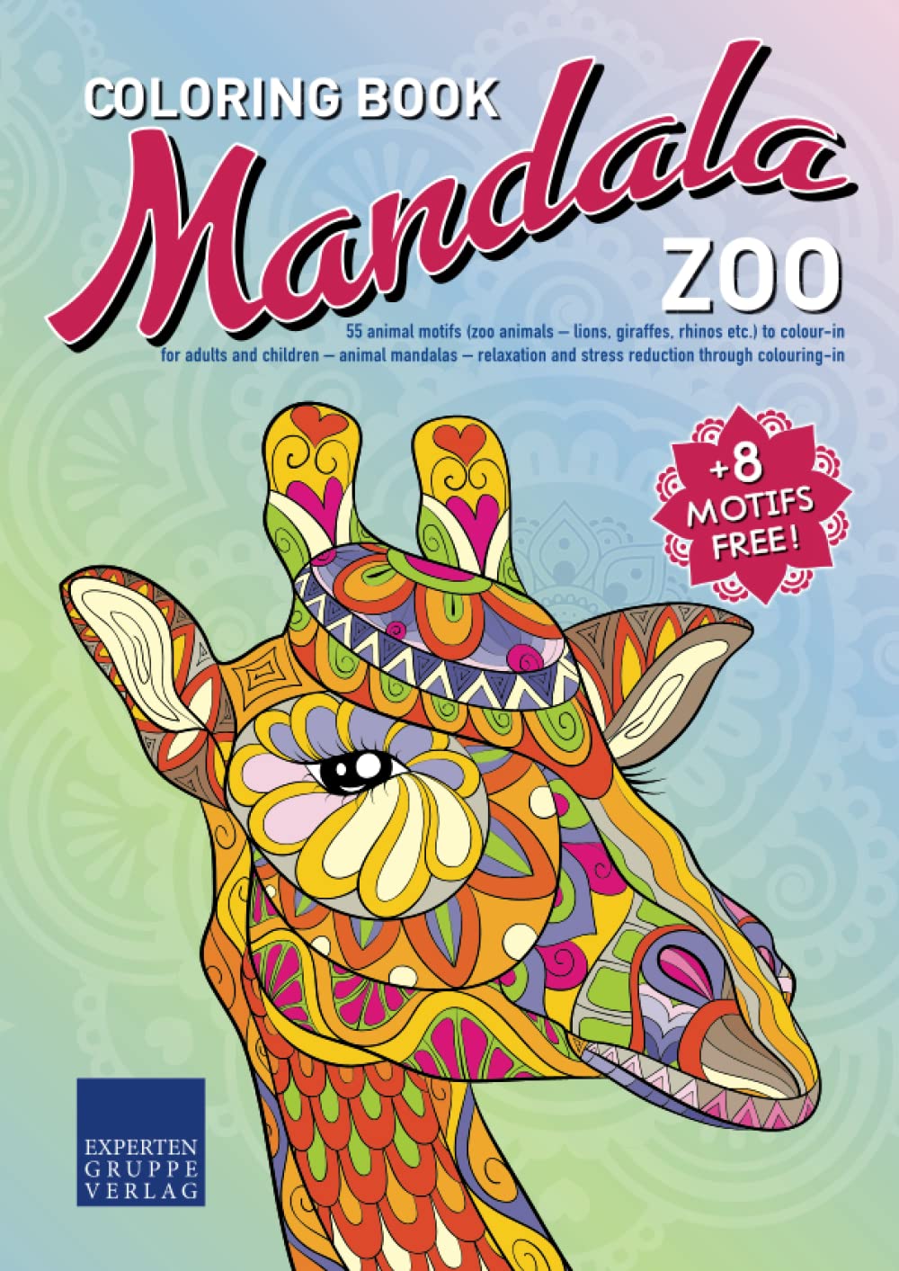Amazon.com: Mandala Colouring Book - Zoo: 55 animal motifs (zoo animals ...