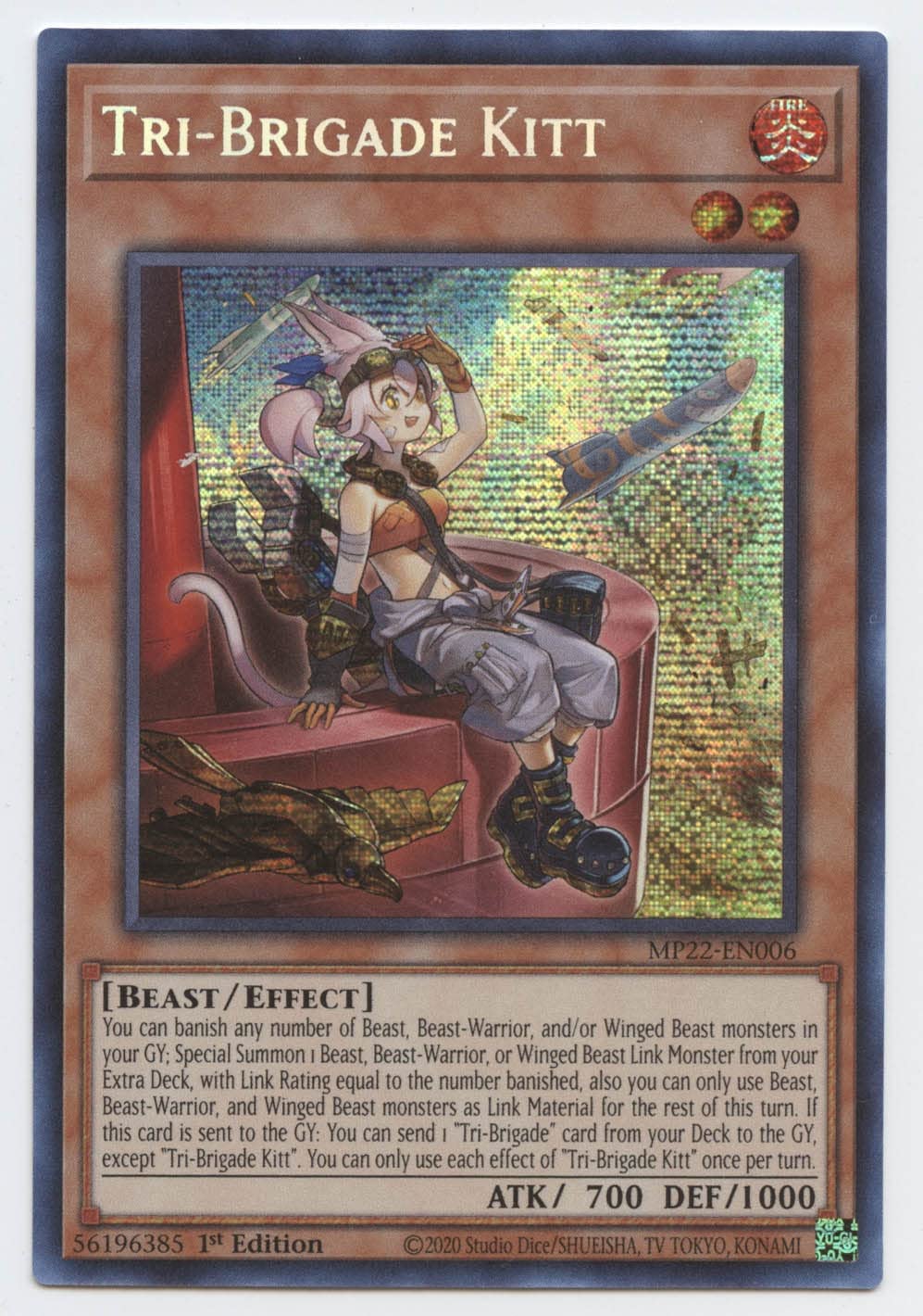 Amazon.com: Yu-Gi-Oh! Tri-Brigade Kitt - MP22-EN006 - Prismatic Secret ...