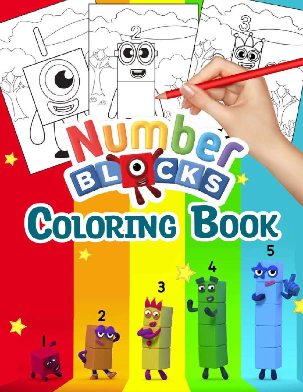 Buy Numbérblõcks Coloring Book: Numbérblõcks book with numbers in ...