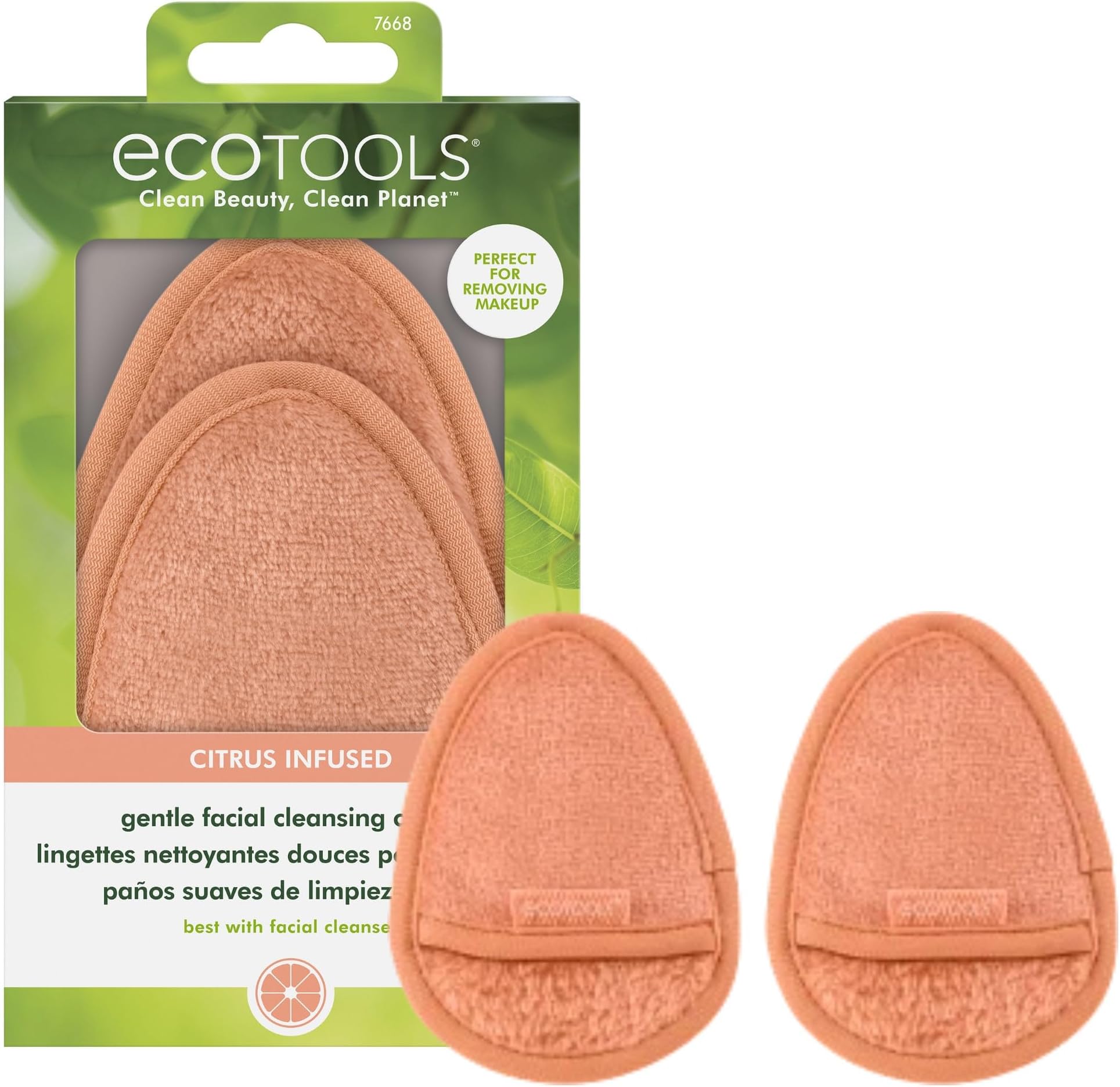 Amazon.com: EcoTools Gentle Facial Cleansing Cloths, Makeup Remover ...