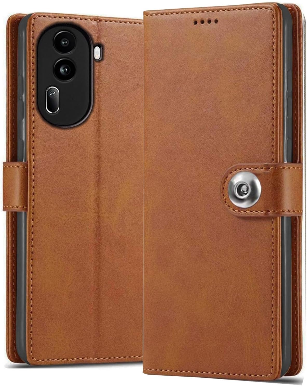 SHINESTAR Ultimate Leather Finish Flip Back Cover for Oppo Reno 11 Pro ...