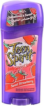 Amazon.com : Teen Spirit Antiperspirant & Deodorant-Sweet Strawberry-2. ...