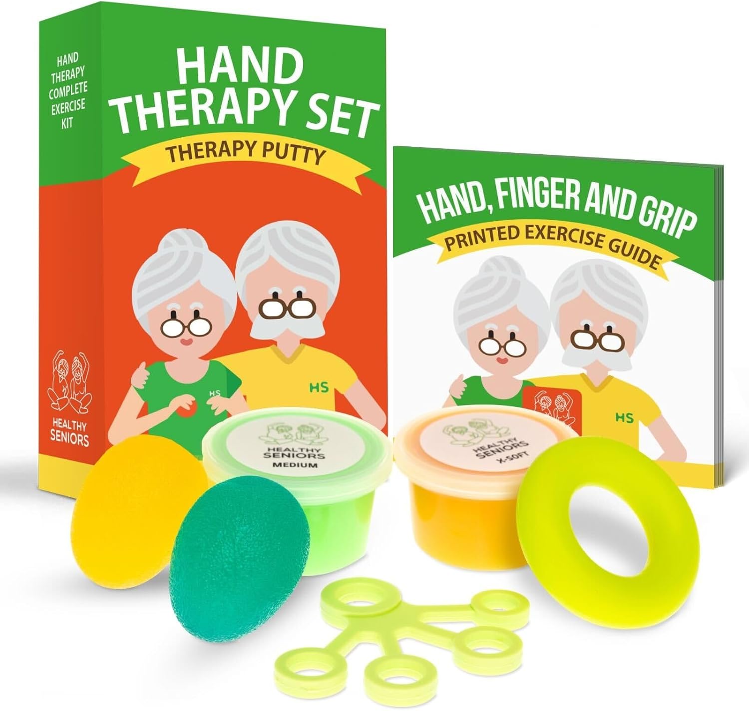 Senior Physical Therapy Putty Kit for Grip Strength Bahrain | Ubuy