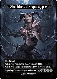 Amazon.com: Sheoldred, The Apocalypse - Full Art Altered Art Custom ...