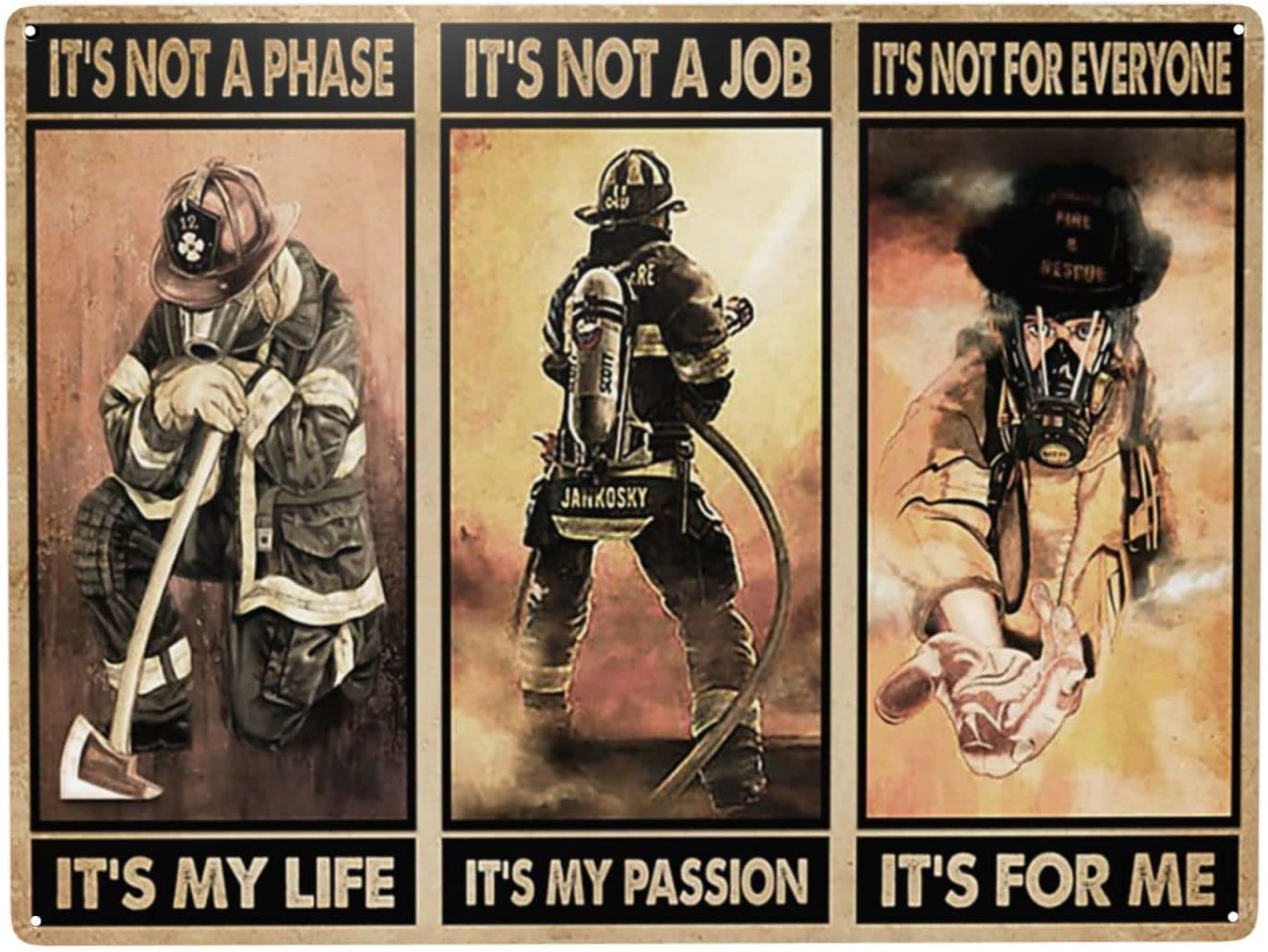 Amazon.com: Firefighter It's Not A Phase It's My Life It's Not A Job It ...