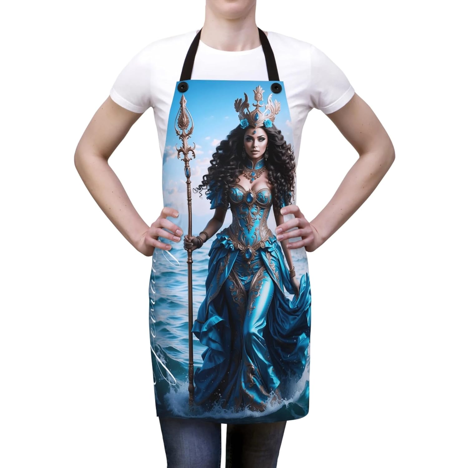 Yemanja goddess of the Sea Apron Apron For Women Apron For Men Yemanja ...