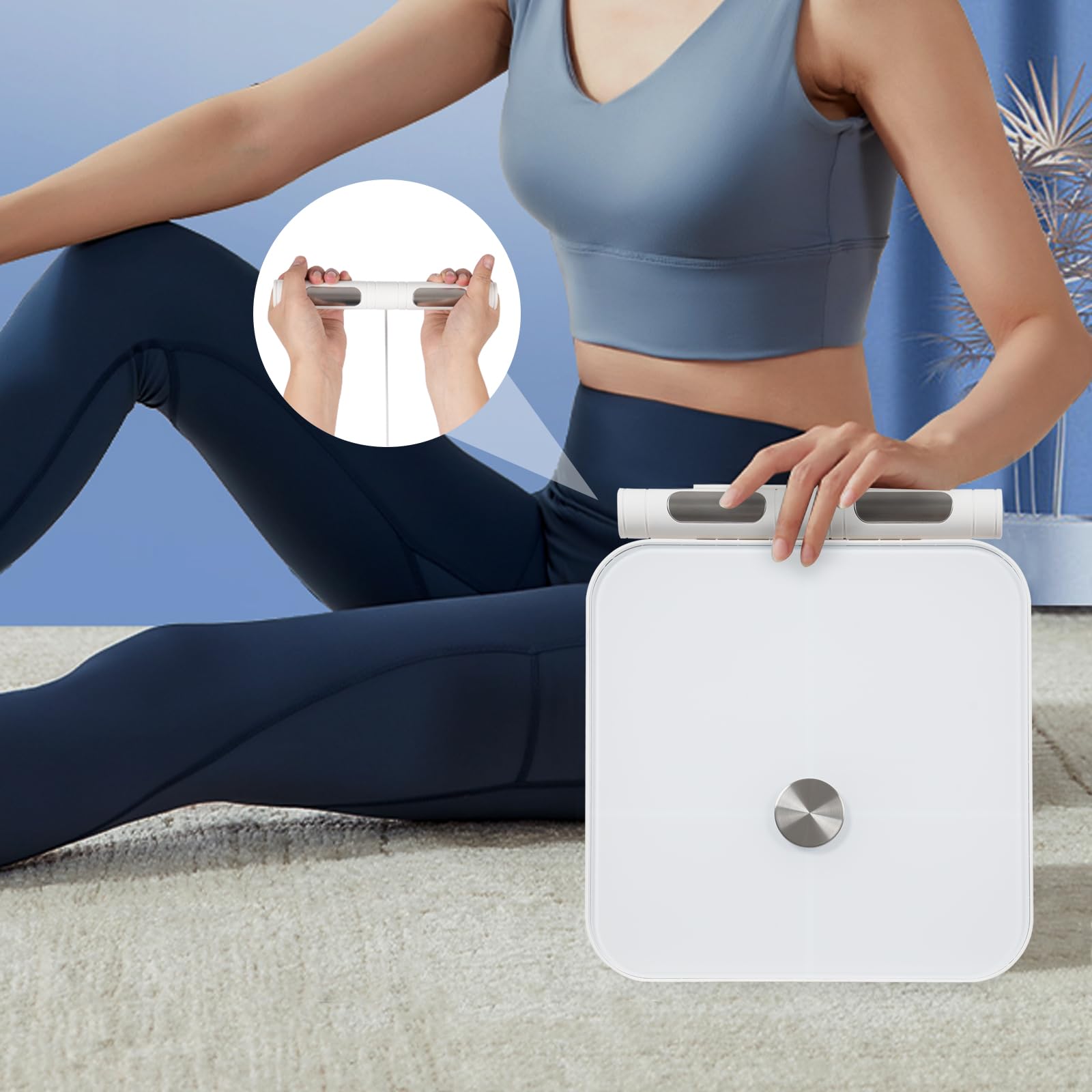 Snapklik.com : Eleeferri Smart Body Fat Scale, 8 Electrode Body ...