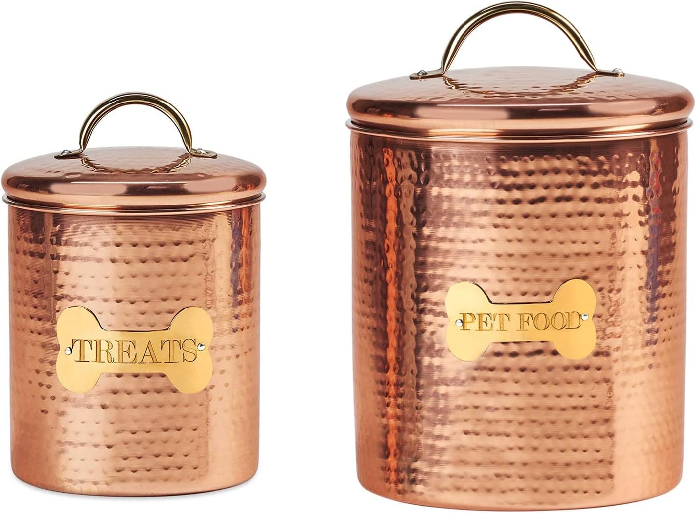 Amazon.com: Amici Home King Charles Dog Food Canisters | Set of 2 ...
