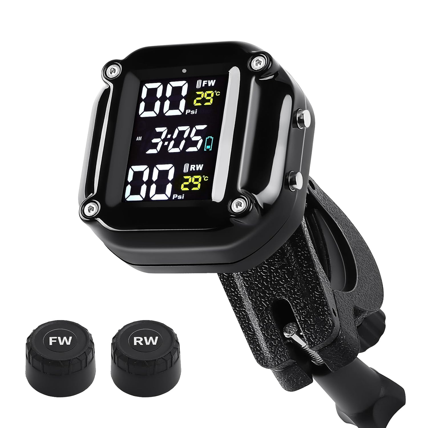 Amazon.com: Motorcycle Wireless Tire Pressure Monitoring System ...