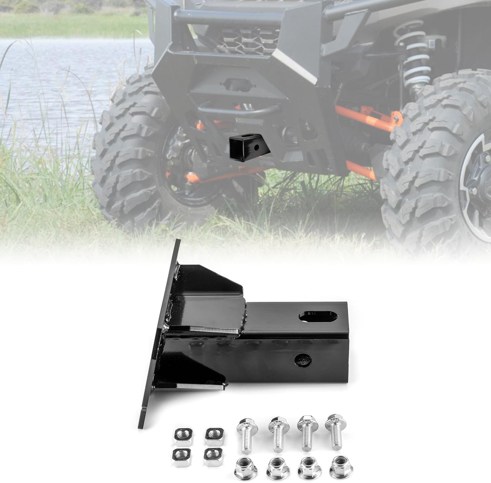 Amazon.com: SuperATV Polaris Ranger XP 1000 Front 2" Receiver Hitch ...