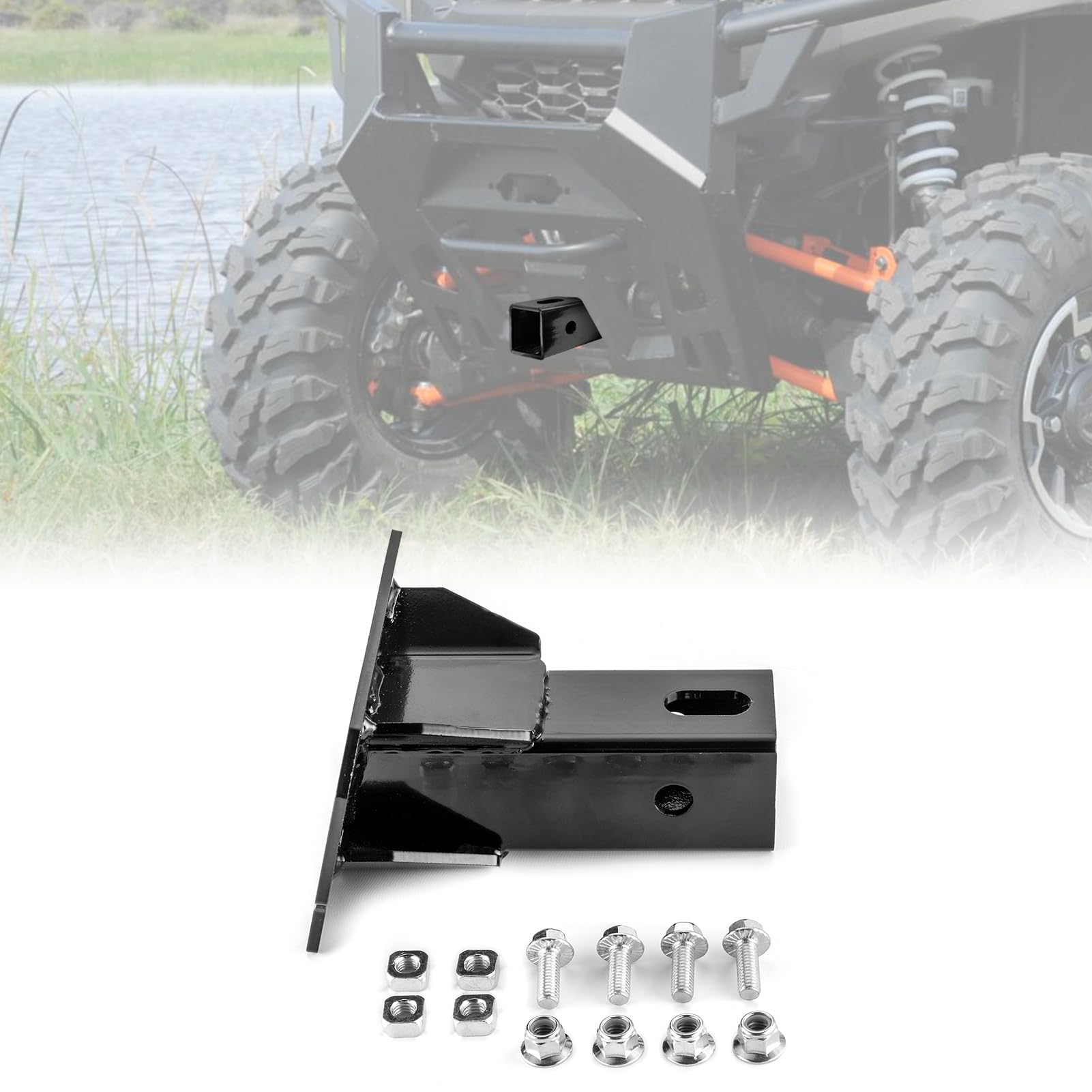 Amazon.com: WeiSen 2" Front Receiver Hitch Compatible with Polaris ...