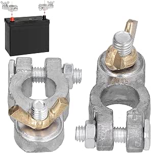 Amazon.com: 2PCS Car Battery Terminal Connectors,Quick Release Battery ...