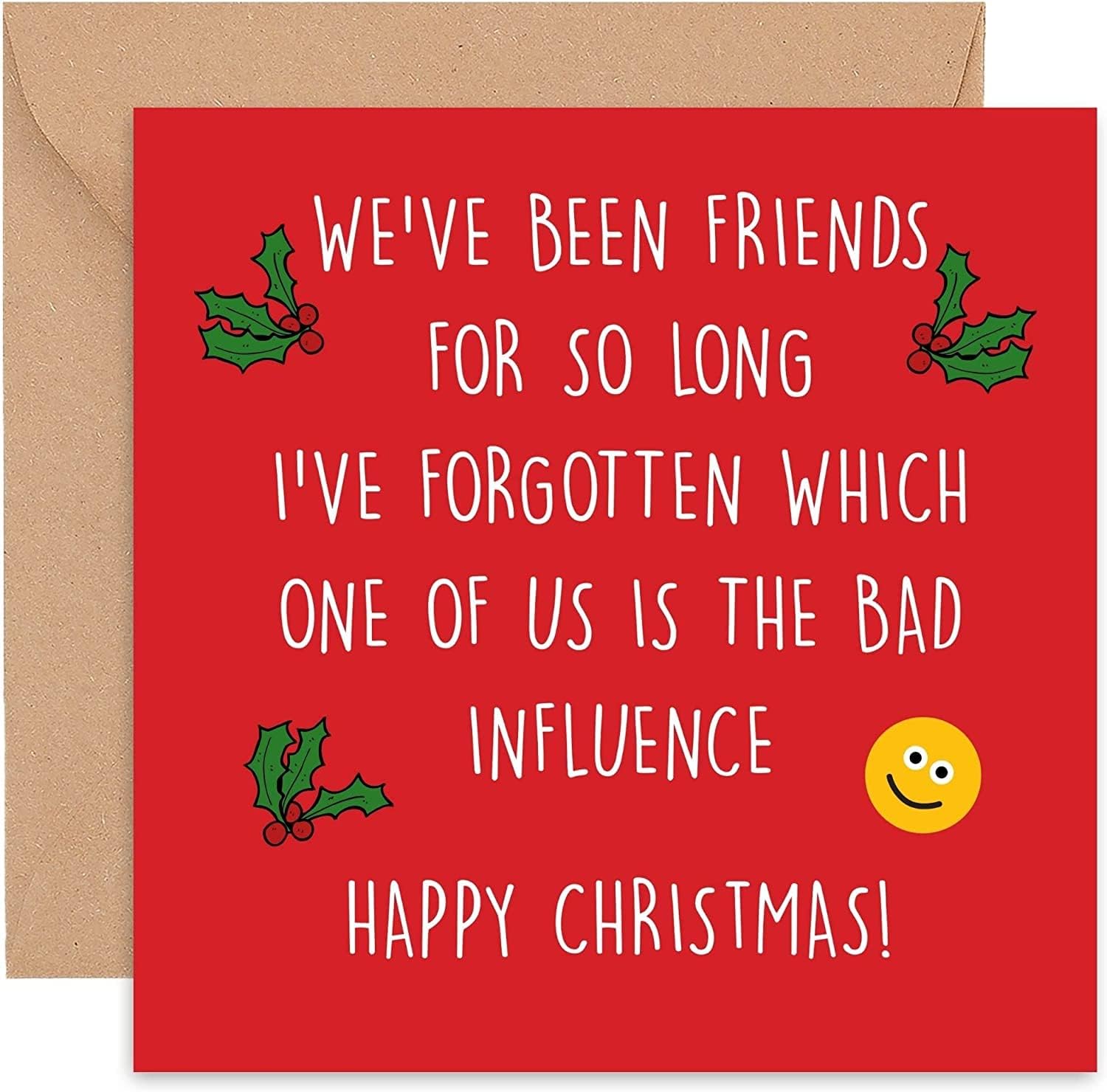 Felbridge Studio Best Friend Christmas Card Funny Christmas Card felbridge-studio-best-friend-christmas-card-funny-christmas-card