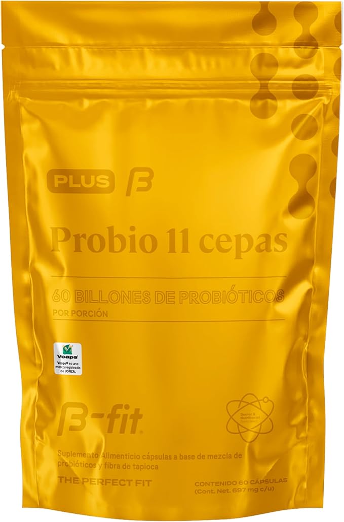 B-FIT B Probio - 11 Cepas y 60 Billones de Probióticos - Tecnología ...