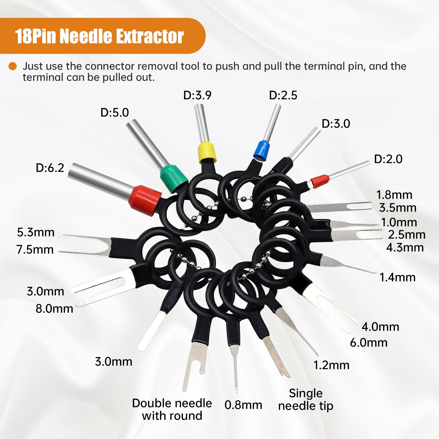 Snapklik.com : Mankk Automotive Electrical Pin Connector Terminal Pins ...