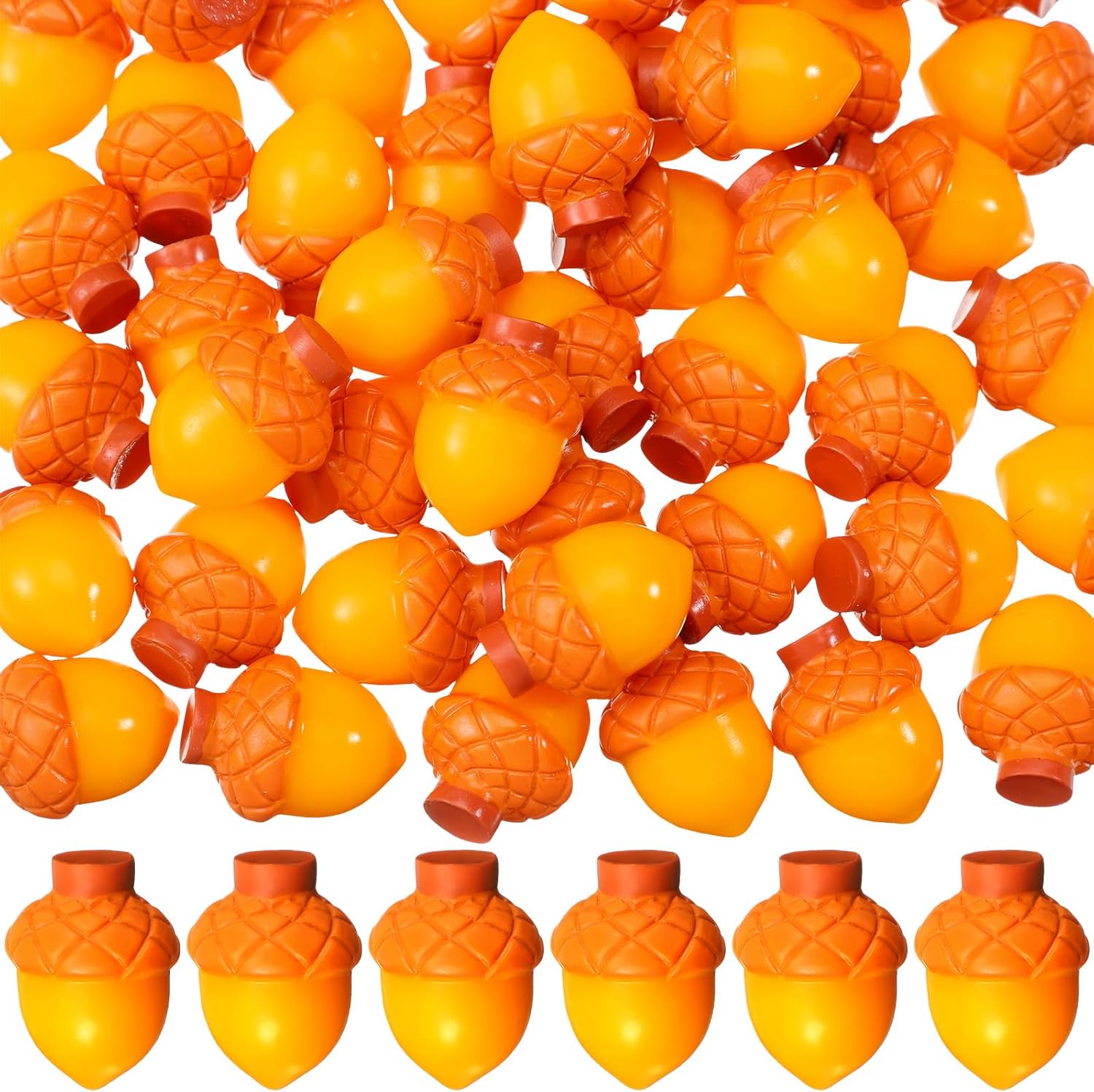Amazon.com: Sonwyoung 50 Pcs Mini Resin Acorn Artificial Autumn Acorn ...