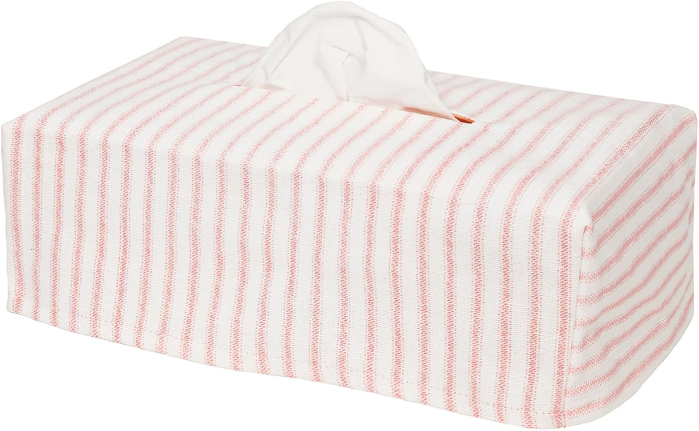 Amazon.com: Fabric Tissue Box Cover, Tissue Holder Slipcover, Slips ...