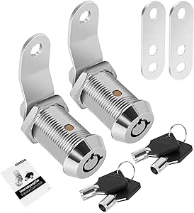Amazon.com: 2 Pack Cabinet Lock with Keys, 1" RV Storage Locks Keyed ...