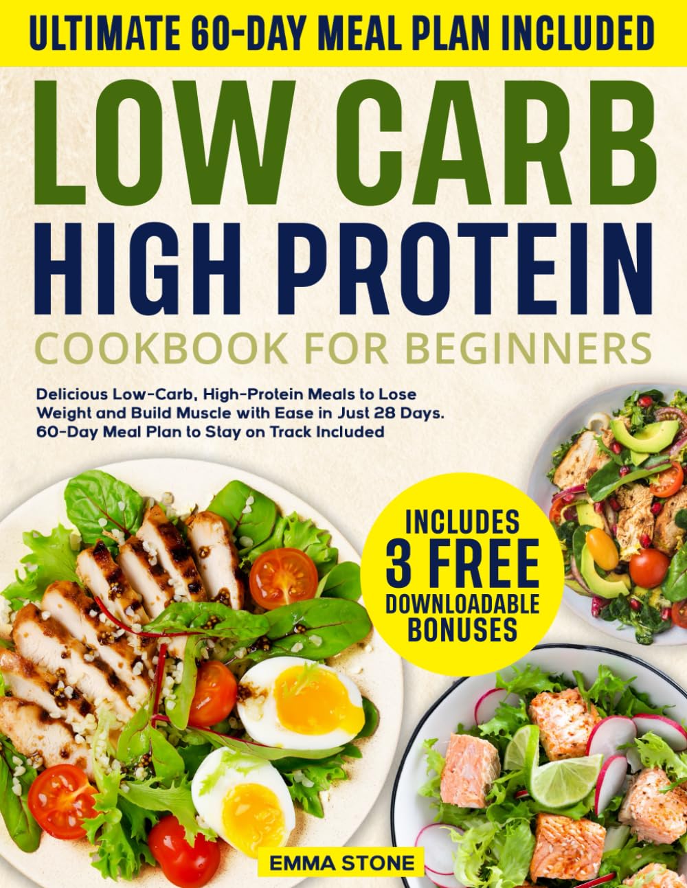 Low Carb High Protein Cookbook For Beginners Delicious Low Carb ...