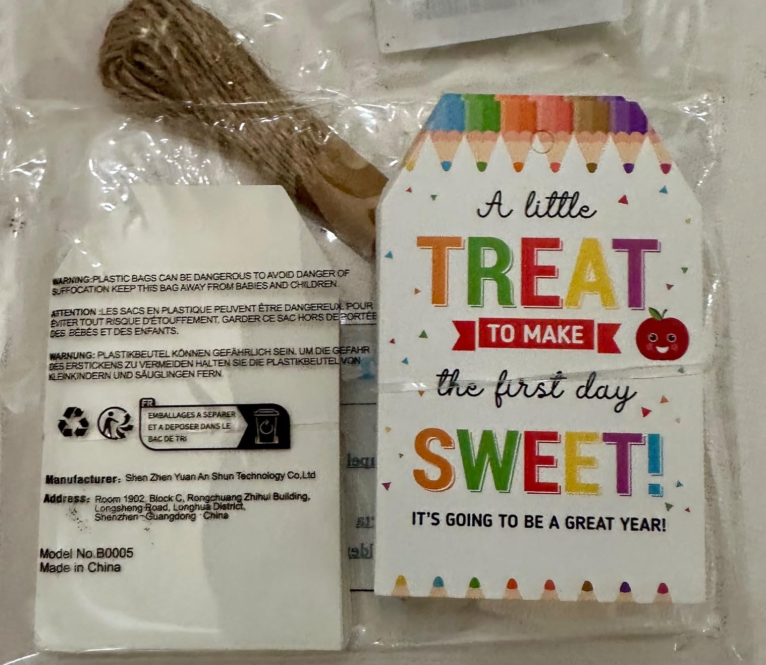 Amazon.com : G2PLUS Back to School Gift Tags, 50PCS Welcome Back to ...