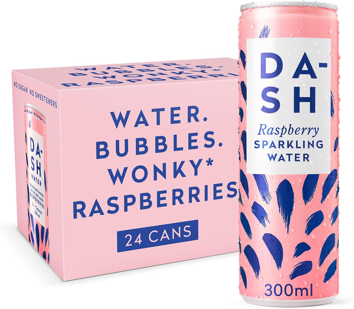 Dash Water Raspberry - 24 x Raspberry Flavoured Sparkling Spring Water ...