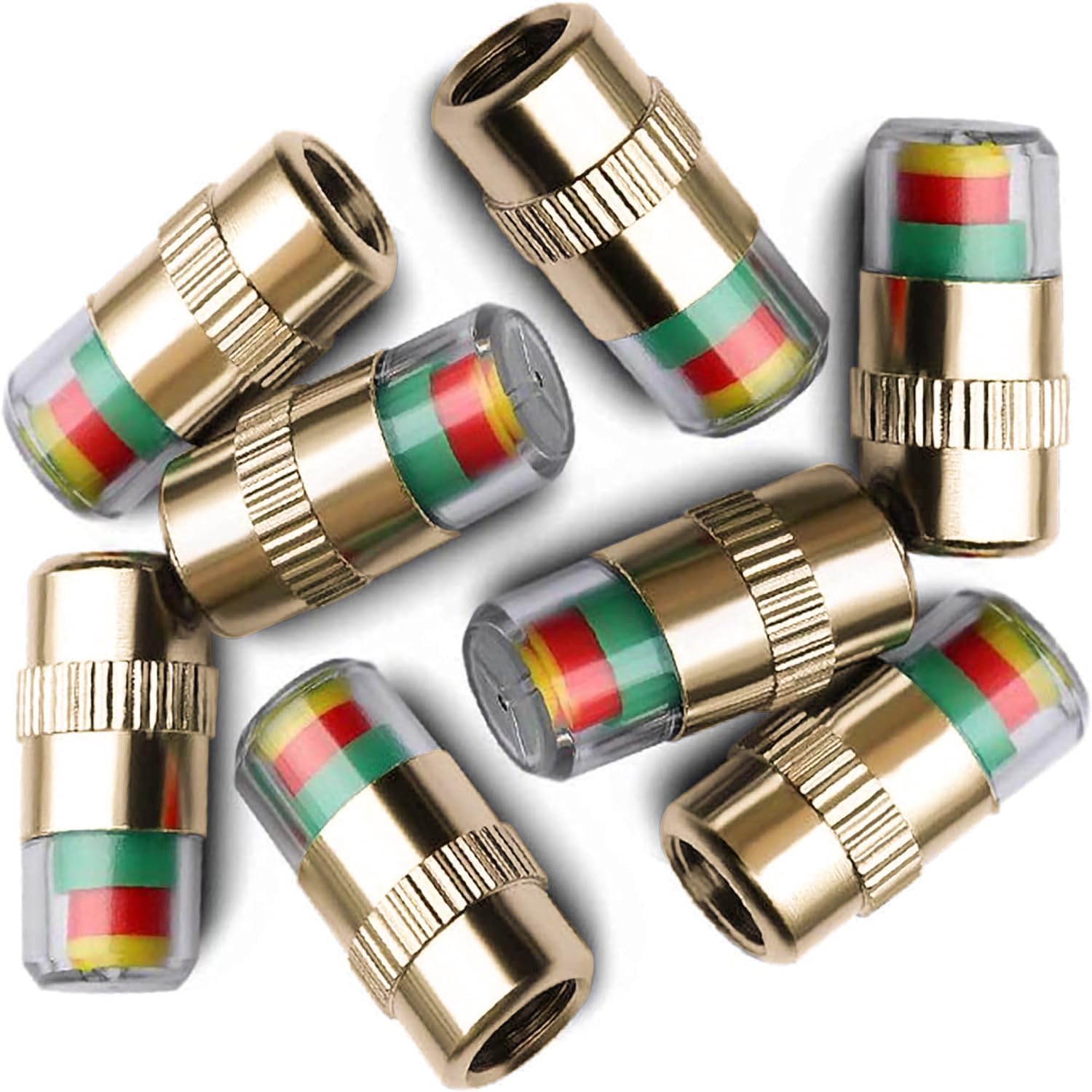 Amazon.com: Ziciner 4 PCS Tire Pressure Monitor Valve Stem Caps, 2.4 ...