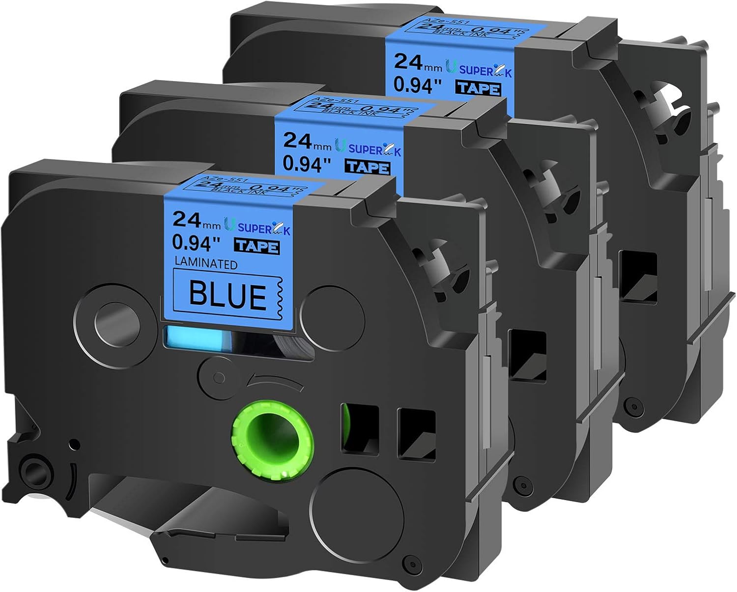 Amazon.com: USUPERINK 3PK Compatible for Brother P-Touch Label Maker ...