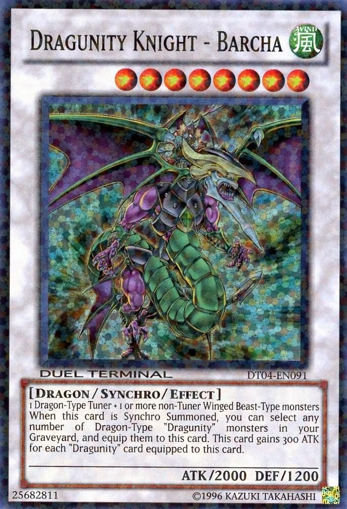 Amazon.com: Yu-Gi-Oh! - Dragunity Knight - Barcha (DT04-EN091) - Duel ...
