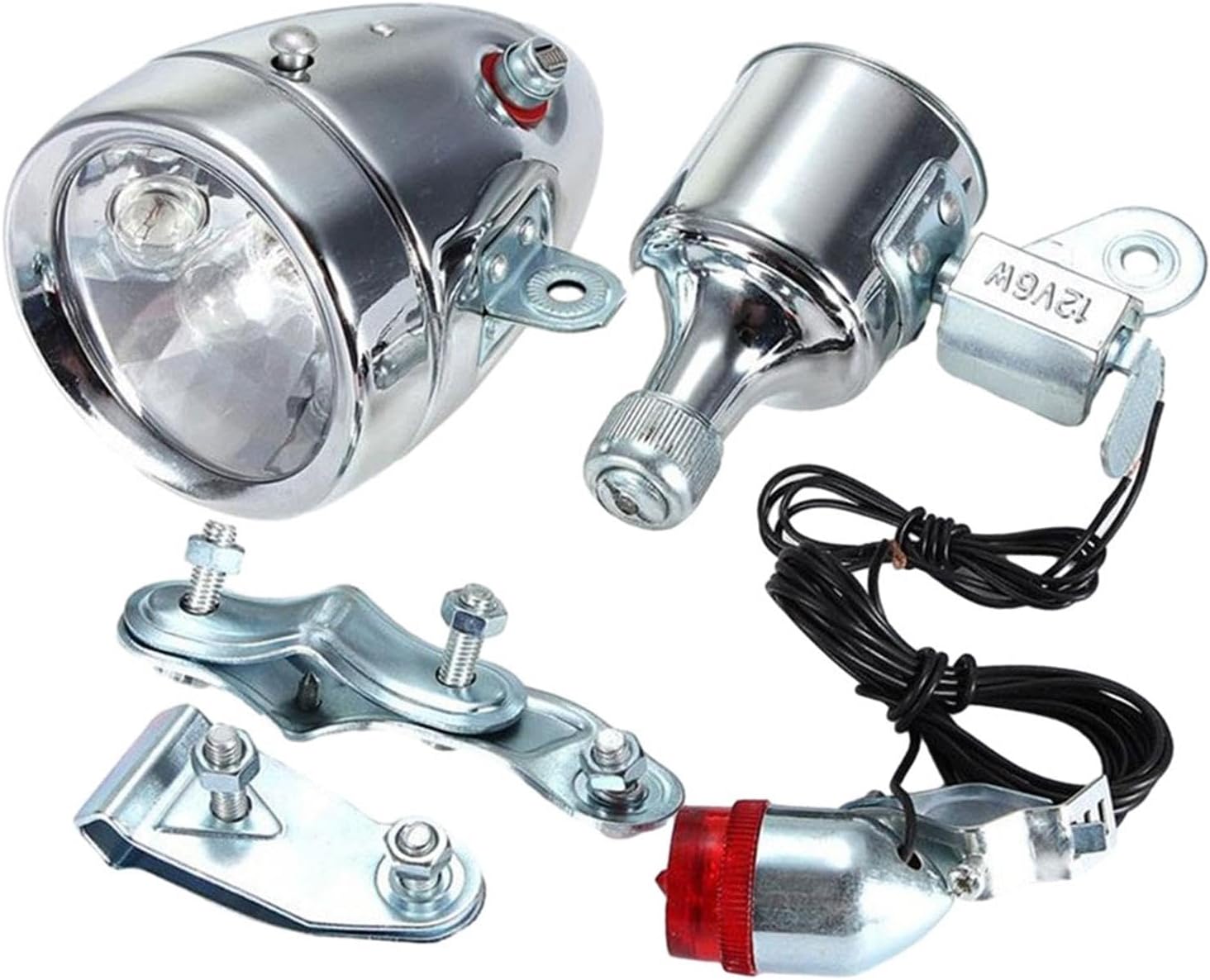 Amazon.com : Dynamo Bicycle Light Set Headlight Tail Lights Set ...