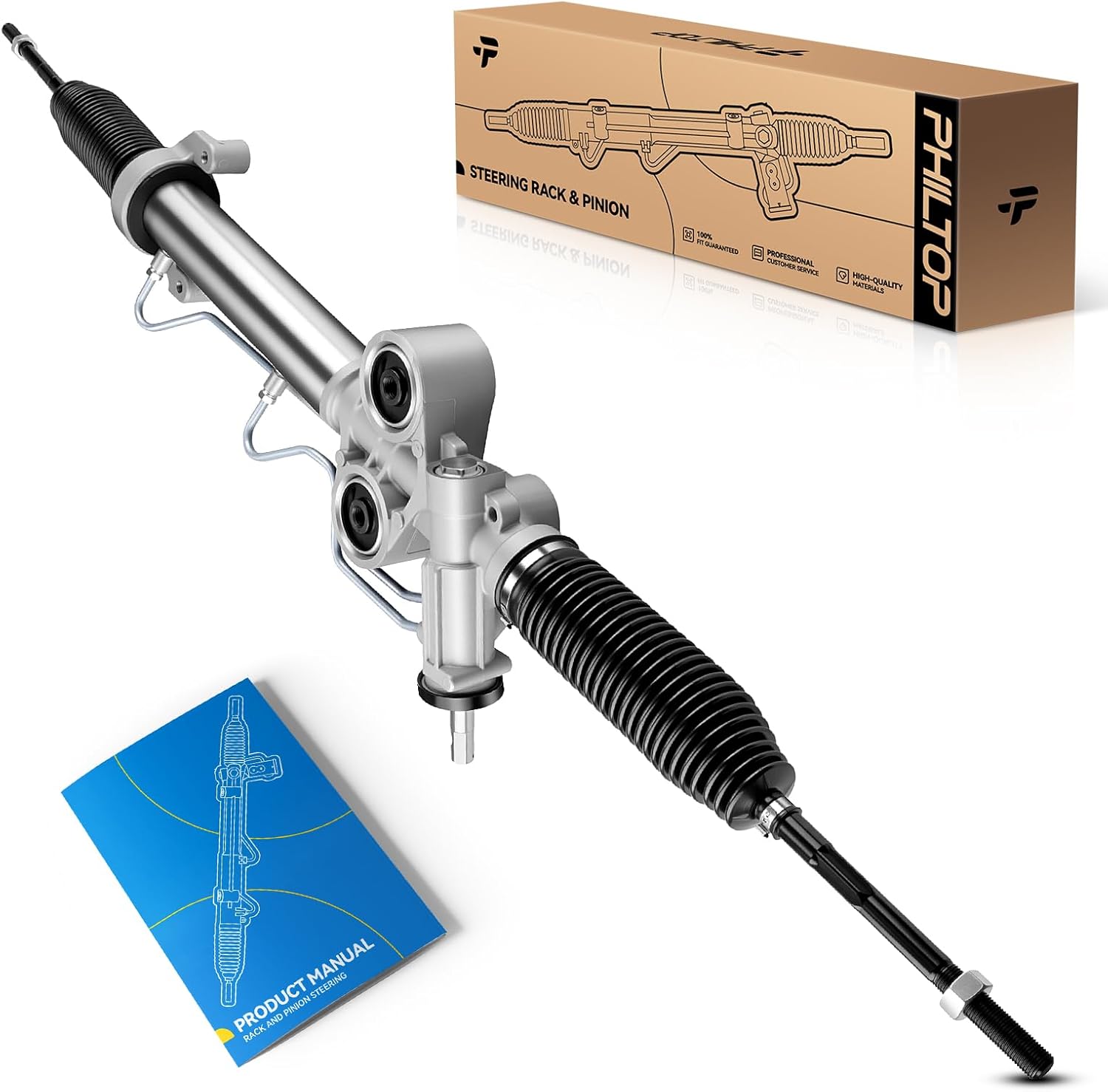 Amazon.com: PHILTOP Hydraulic Power Steering Rack and Pinion for 2007-2013 Sierra 1500 4.3L 4.8L ...