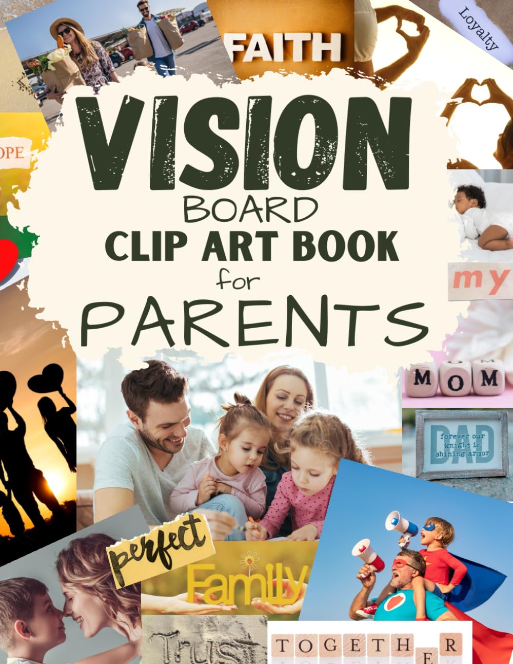 Vision Board Clip Art Book For Parents Powerful Guide For Creating ...