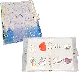 Amazon.com: Sticker Binder,Sticker Organizer with Storage Sleeves ...